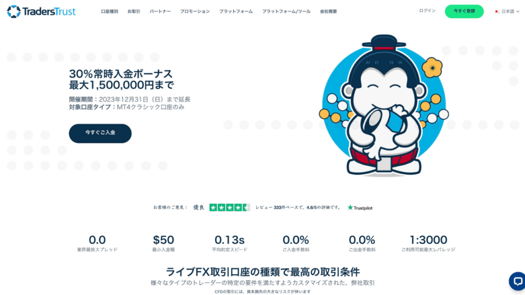 TradersTrustの評判・口コミは？メリットやデメリット、取引条件や安全性を解説